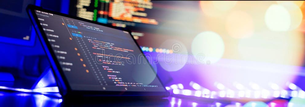 Software Programming Work Time. Program Development Concept Stock Photo - Image of developer ...