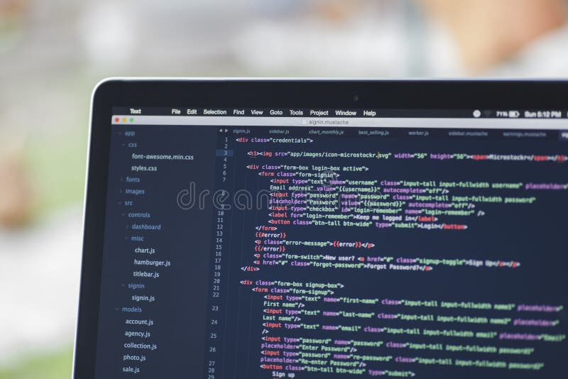 HTML Code stock image. Image of browser, markup, close - 8406037
