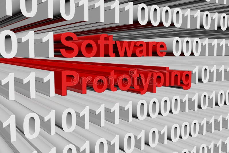 Software prototyping stock illustration. Illustration of code - 89238265