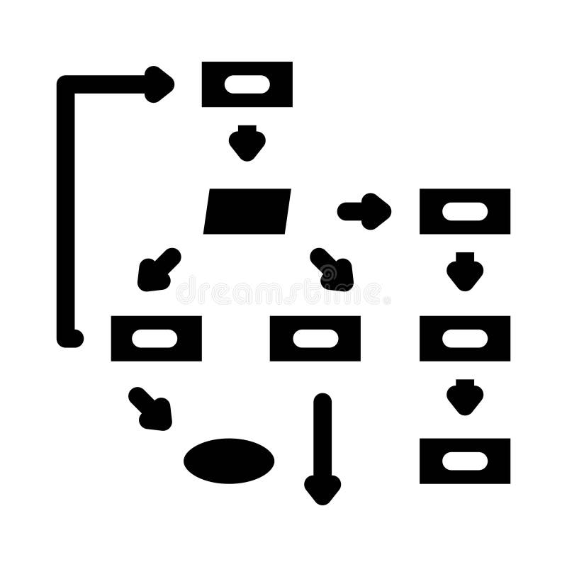 Software Prototyping Glyph Icon Vector Illustration Stock Vector ...