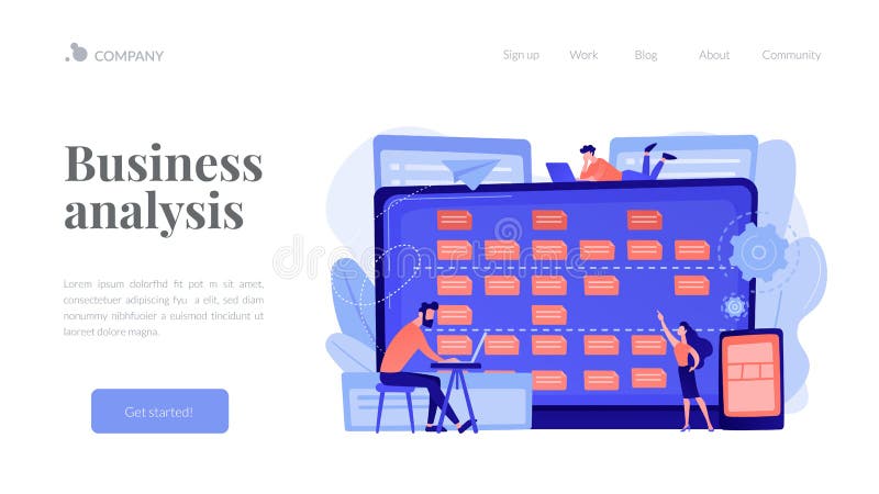 Software Requirement Description Abstract Concept Vector Illustration ...