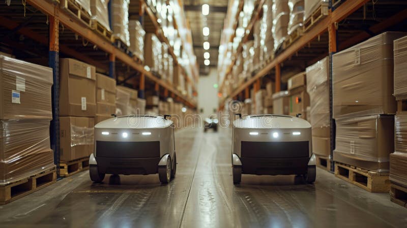 Software Robots Performing Tasks in a Warehouse with Endless Pallets of ...
