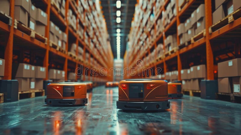 Software Robots Performing Tasks in a Warehouse with Endless Pallets of ...