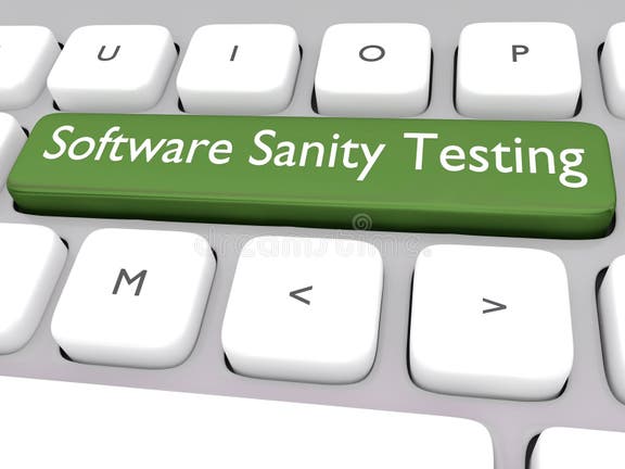 Software Sanity Testing Concept Stock Illustration - Illustration of ...