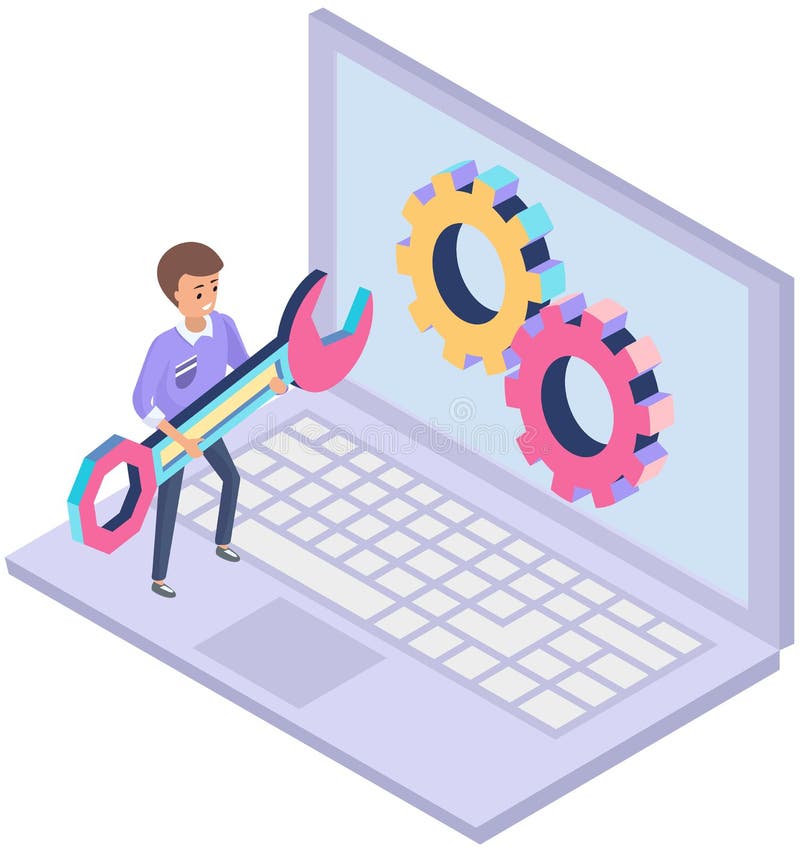 Pc Setup Stock Illustrations – 376 Pc Setup Stock Illustrations ...