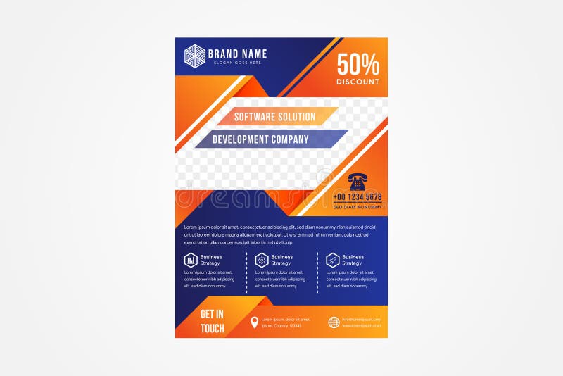 Software Solution Development Company Brochure-sjabloon Gebruik ...