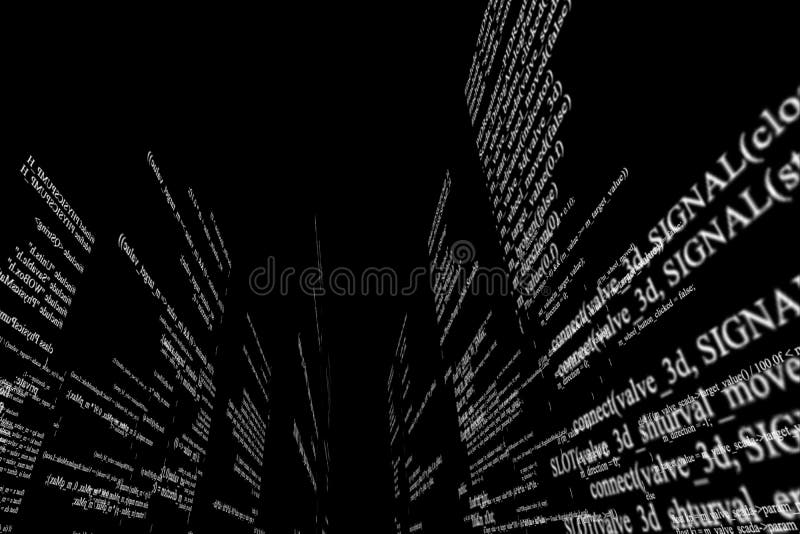 Software Source Code. Layers of Program Code on Black Background Stock ... Software Source Code. Layers of Program Code on Black Background Stock ...