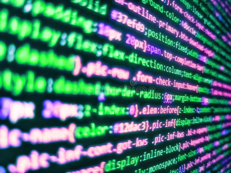 Computer Language Background Picture. Image: 27370698