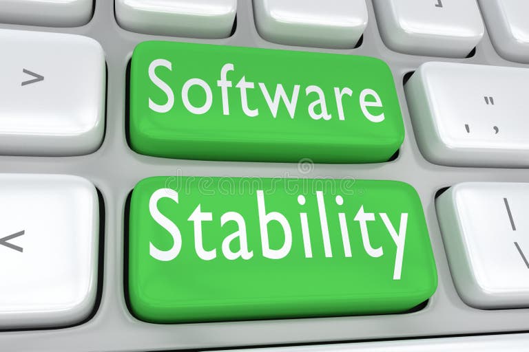 Software Stability concept stock illustration. Illustration of decision ...