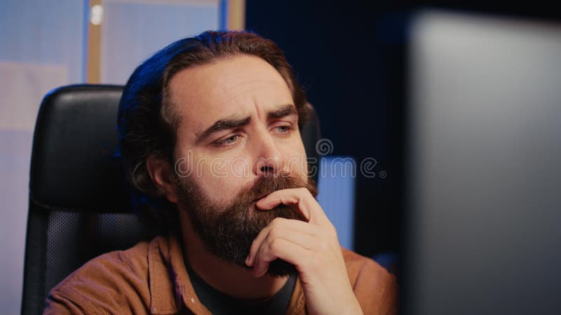 It Expert Feeling Confused while Trying To Solve Database Bugs Stock ...