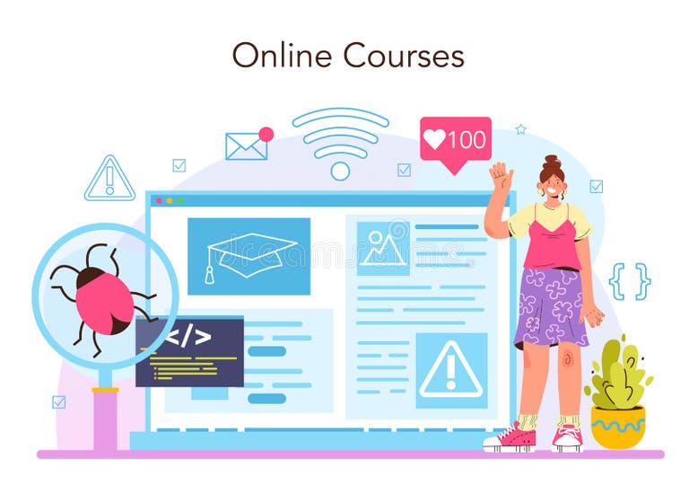 Software Tester Online Service or Platform. Application or Website ...