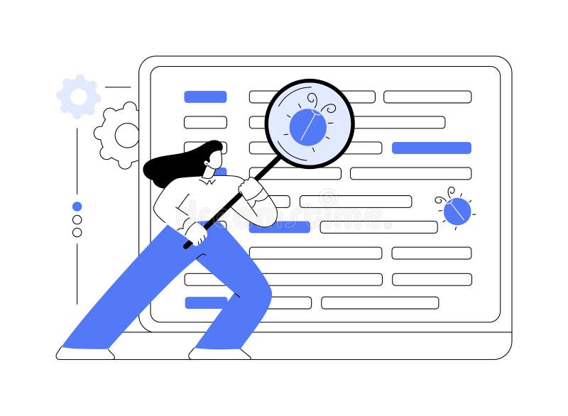 Software Testing Concept Vector Illustration Stock Vector