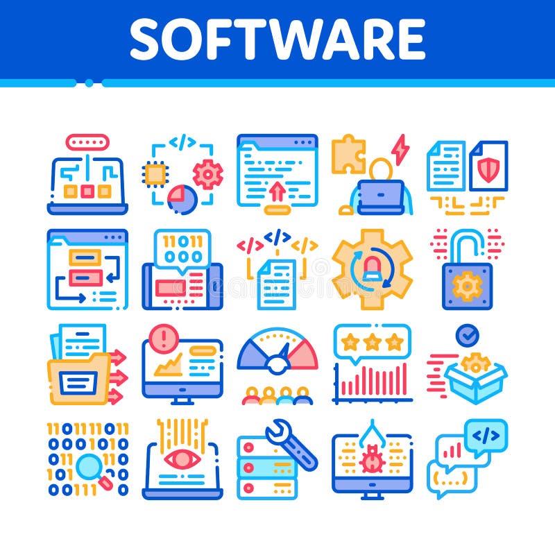 Software Testing and Analysis Icons Set Vector Stock Vector ... Software Testing and Analysis Icons Set Vector Stock Vector ...