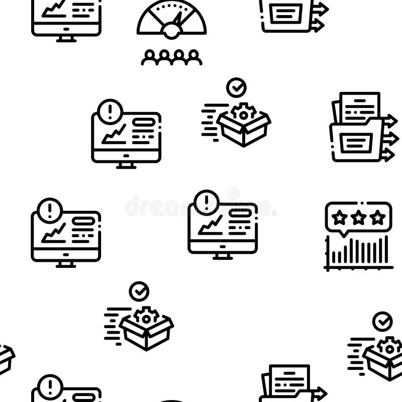 Software Testing and Analysis Icons Set Vector Stock Vector ...