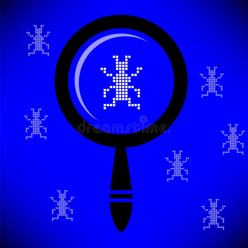 Software Testing Concept Computer Virus Stock Vector Illustration Of Mobile Concept 62610625