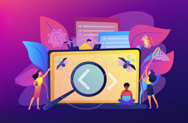 Software Testing It Concept Vector Illustration Stock Vector