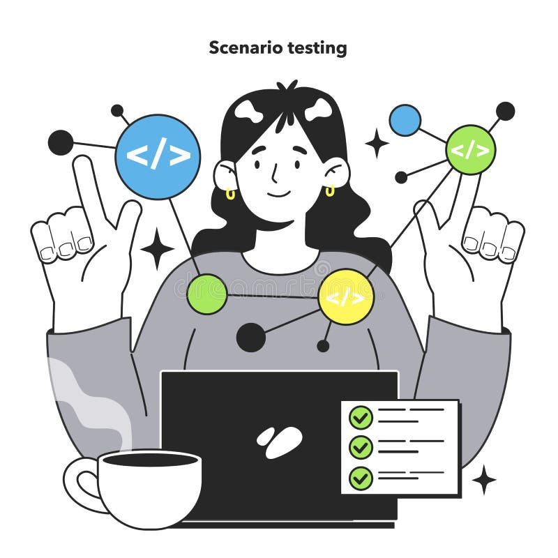 Scenario Testing Stock Illustrations – 222 Scenario Testing Stock ...