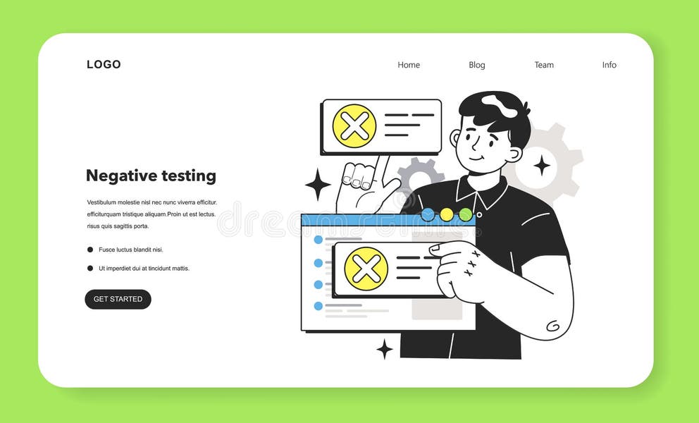 Software Testing and Debugging Web Banner or Landing Page. it ...