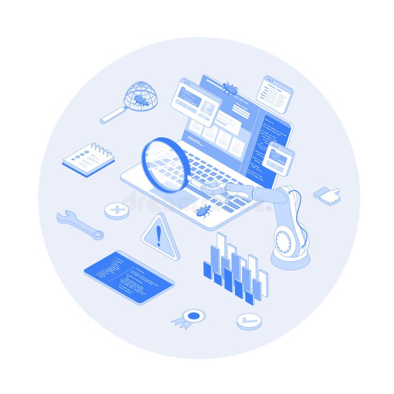 Software Testing Logo Stock Illustrations – 958 Software Testing Logo ...