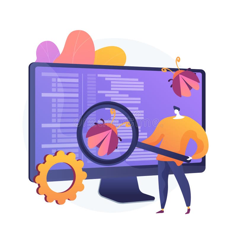 Software Testing Vector Concept Metaphor Stock Vector Illustration Of