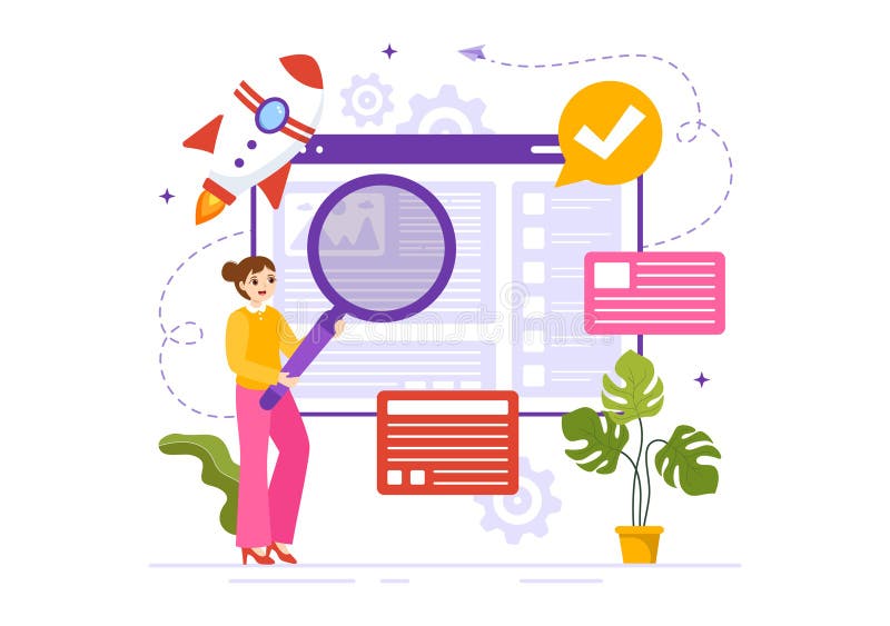 Software Testing Vector Illustration With Application Engineering Debugging Development Process