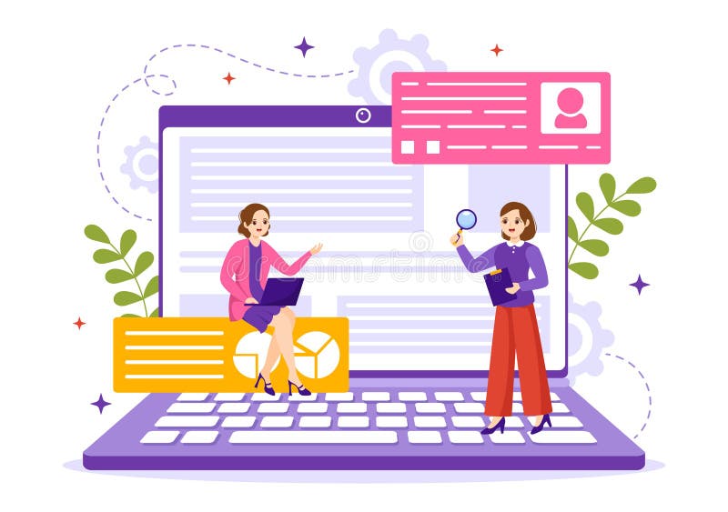 Software Testing Vector Illustration With Application Engineering Debugging Development Process