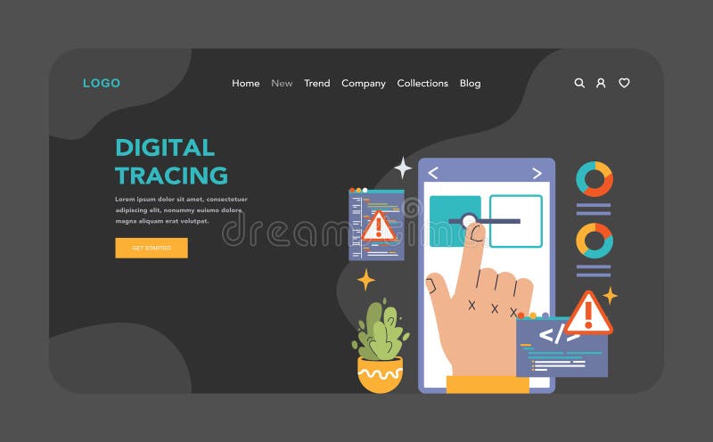 Software Testing Web Banner or Stock Vector - Illustration of magnifier ... Software Testing Web Banner or Stock Vector - Illustration of magnifier ...
