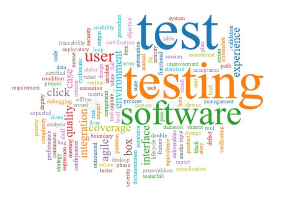 Software Testing Word Cloud Stock Illustrations – 257 Software Testing ...