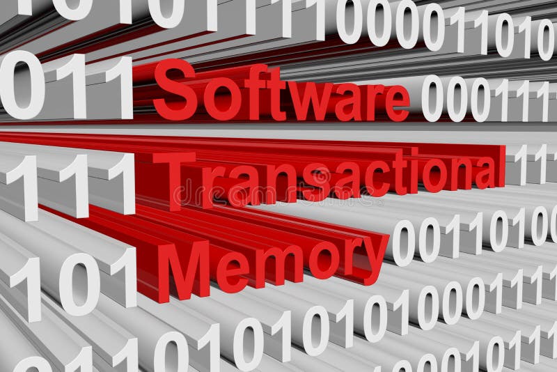 Software Transactional Memory Stock Illustration - Illustration of ...