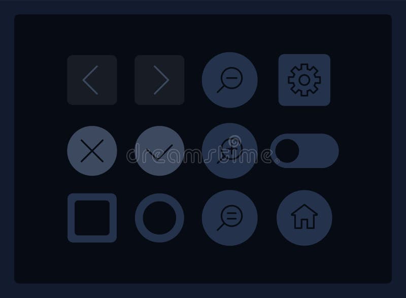 Software UI elements kit stock vector. Illustration of right - 264324322