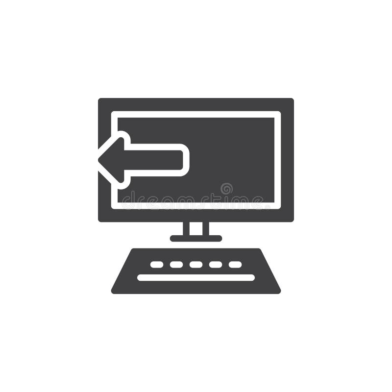 Software Uninstall Line Icon, Outline Vector Sign, Linear Style ...