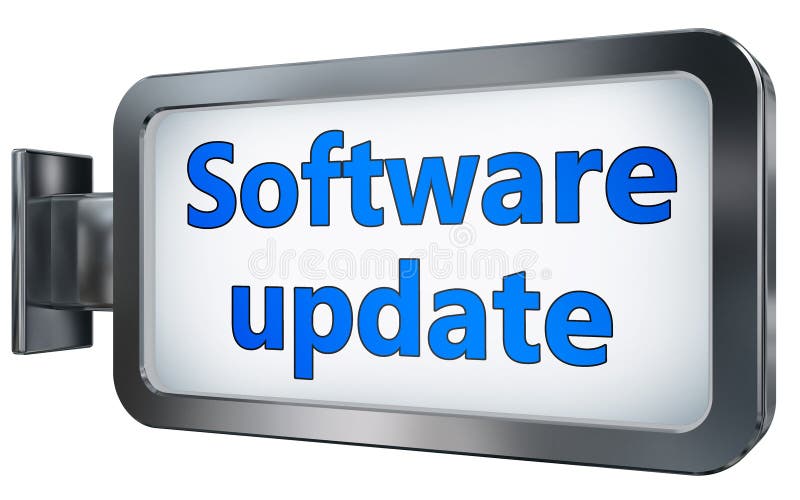 Update Software Sticker Or Logo, Concept Meaning Replacing Program With ...