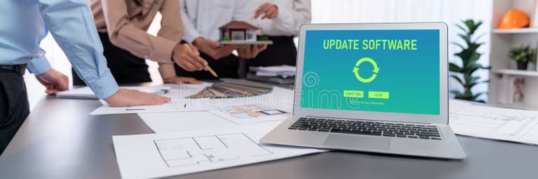 Software Update on Computer for Brisk Version of Device Software Stock ...