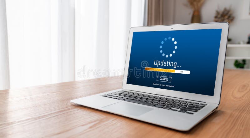 Software Update on Computer for Modish Version of Device Software Stock ...