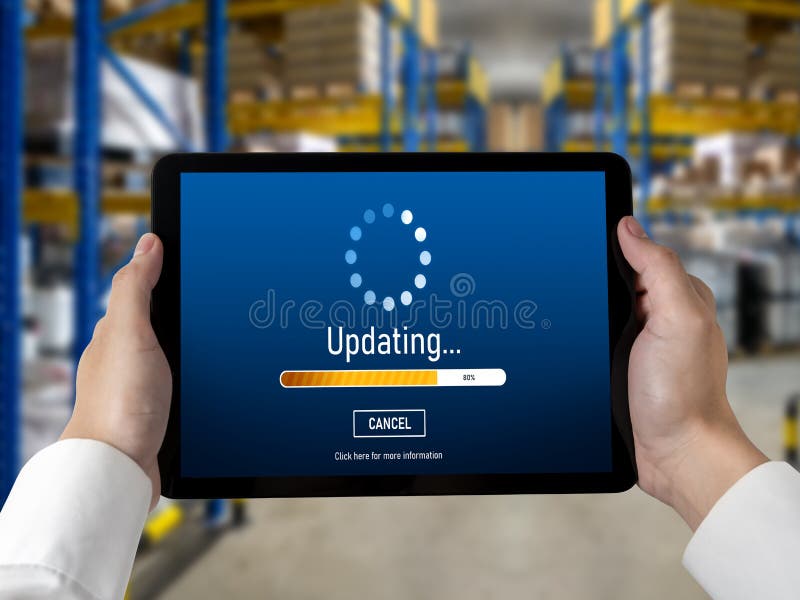 Software Update on Computer for Modish Version of Device Software Stock ...