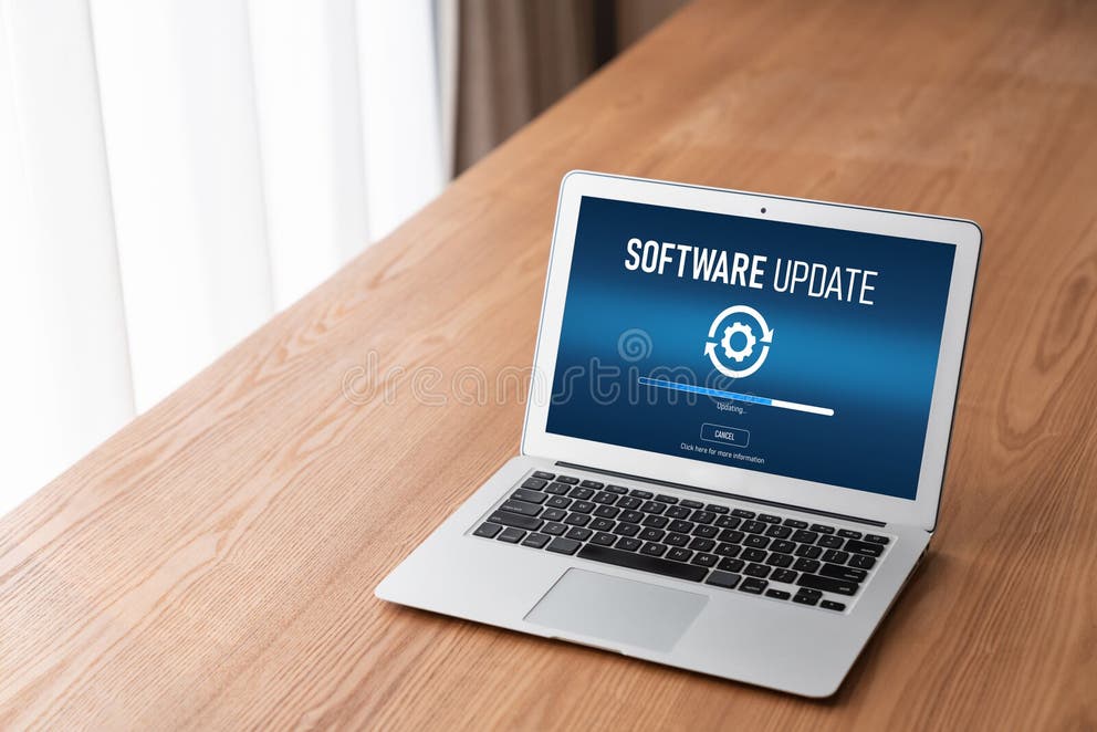 Software Update on Computer for Modish Version of Device Software Stock ...