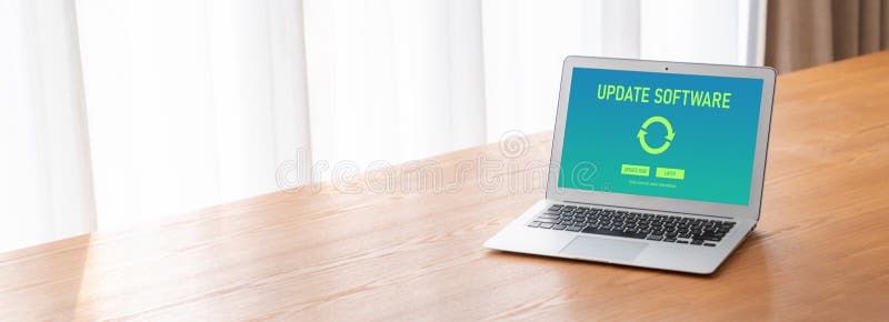 Software Update on Computer for Modish Version of Device Software Stock ...