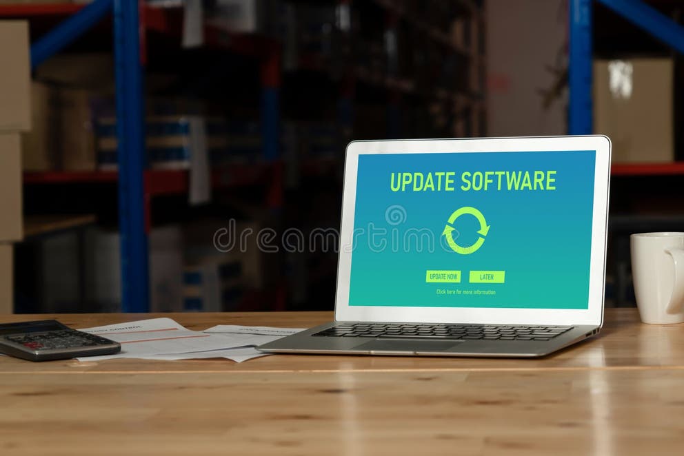 Software Update on Computer for Modish Version of Device Software Stock ...