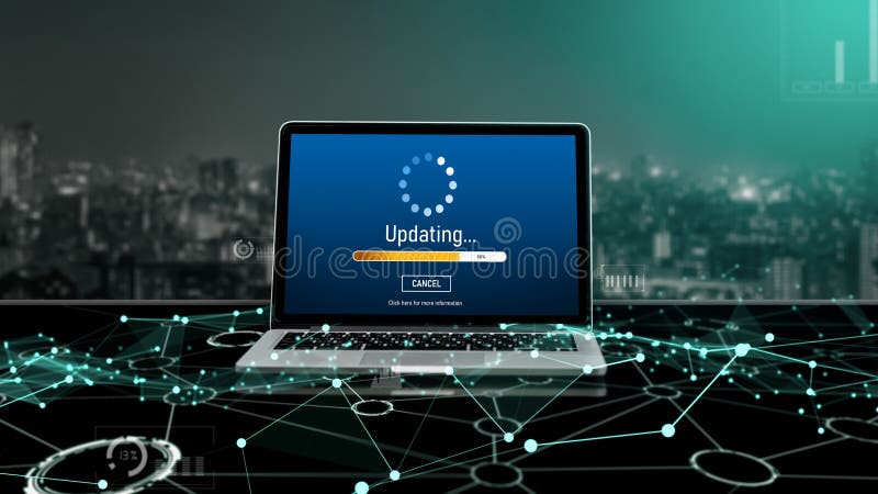 Software Update on Computer for Modish Version of Device Software Stock ...