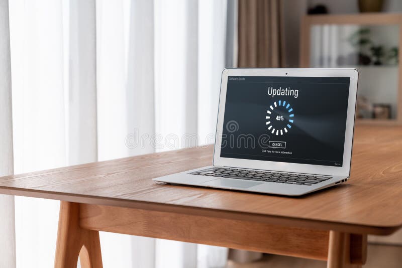 Software Update on Computer for Modish Version of Device Software Stock ...