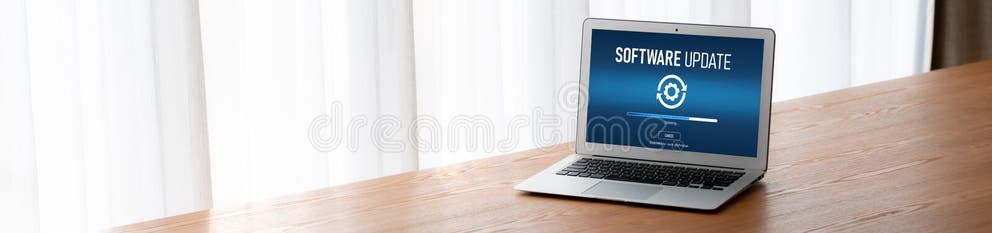 Software Update on Computer for Modish Version of Device Software Stock ...