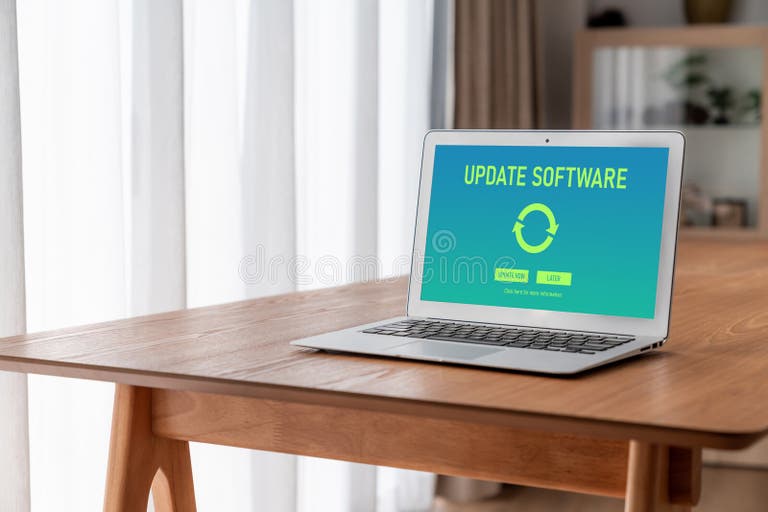 Software Update on Computer for Modish Version of Device Software Stock ...