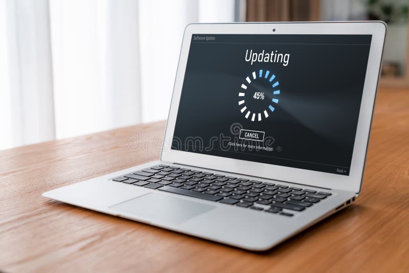 Software Update on Computer for Modish Version of Device Software Stock ...