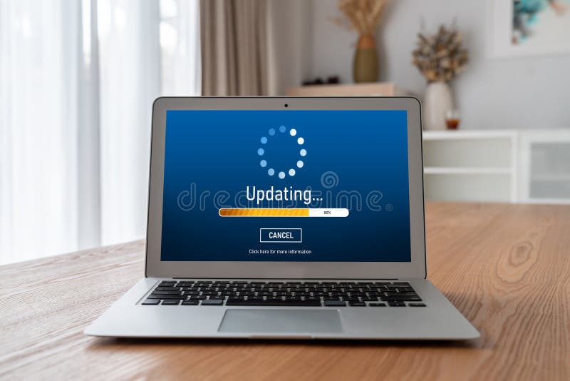 Software Update on Computer for Modish Version of Device Software Stock ...