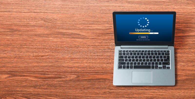 Software Update on Computer for Modish Version of Device Software Stock ...