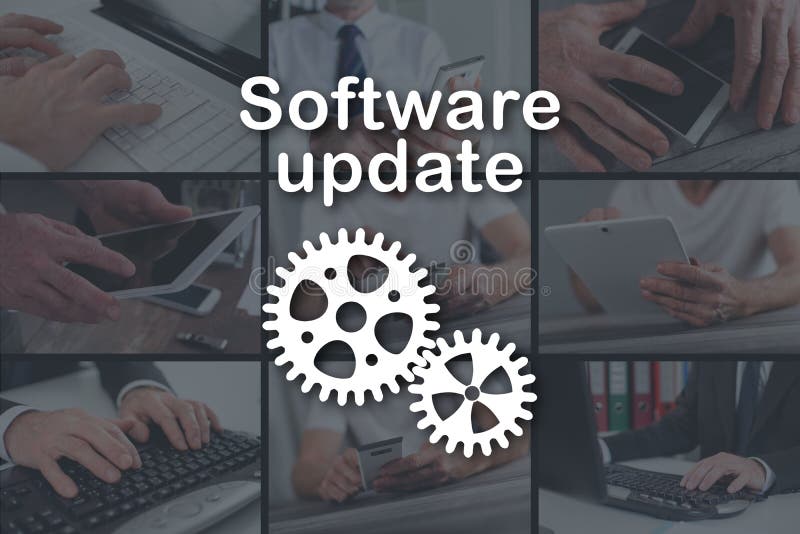 Concept of software update stock photo. Image of application - 82707806