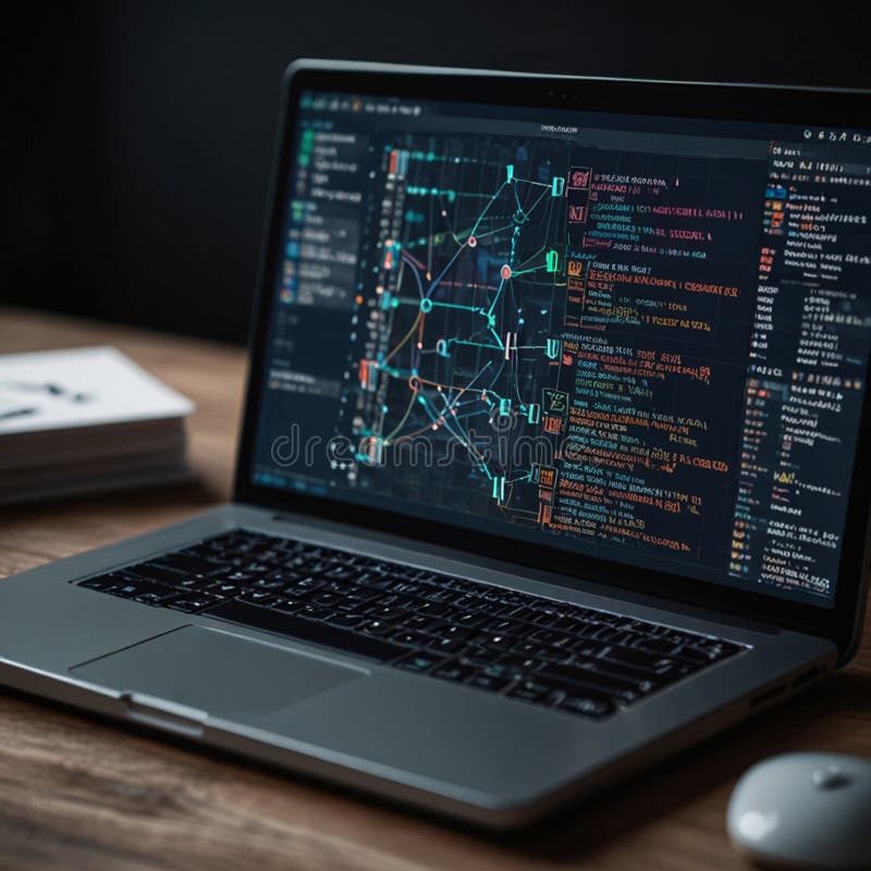 Abstract Network and Data Speed and Connection Stock Image - Image of ...