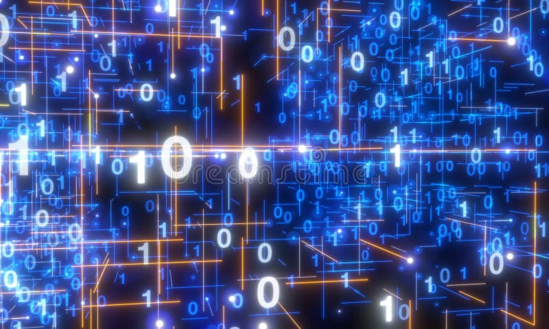 A Software, Web Development, Programming Concept. Abstract Programming 3d Stock Illustration ...