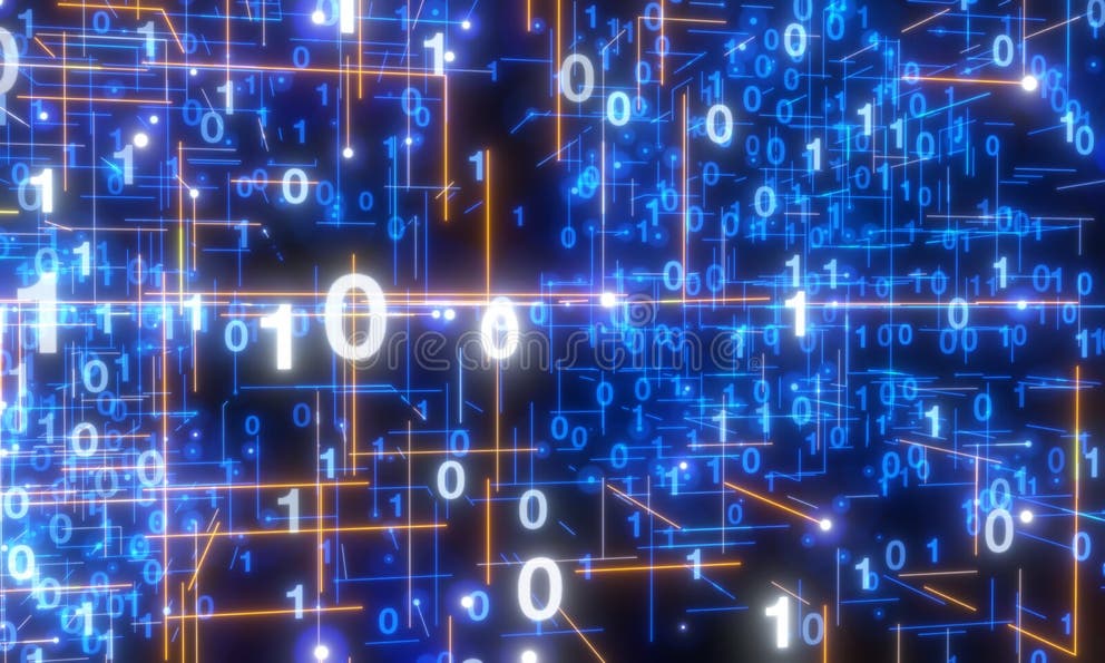 A Software, Web Development, Programming Concept. Abstract Programming 3d Stock Illustration ...