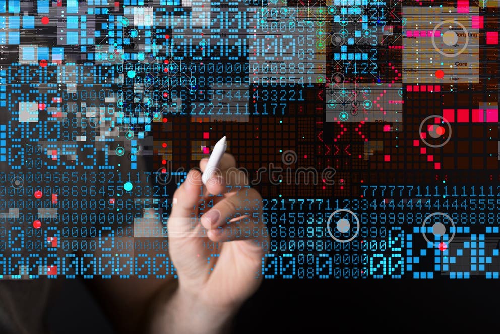 A Software Web Development Programming Concept Abstract Programming Stock Image Image Of